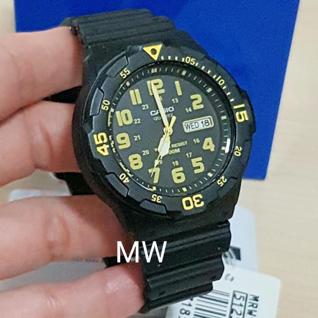 Casio original men analog resin sports watch mrw200h brand new, Mobile ...