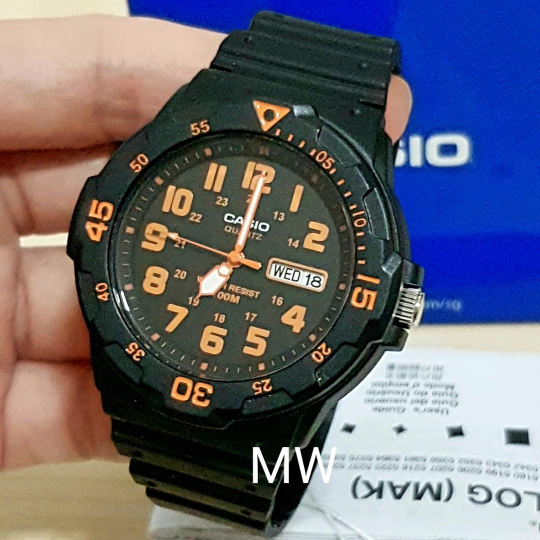 Casio original men analog resin sports watch mrw200h brand new, Mobile ...