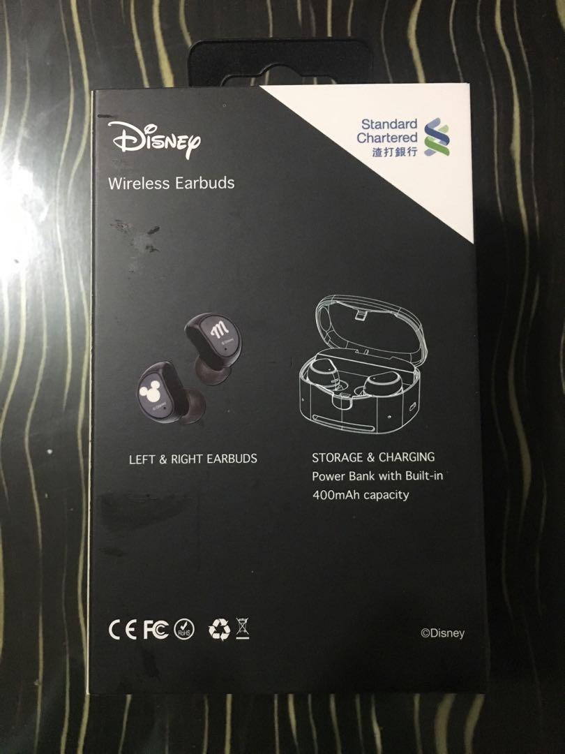 Disney Wireless Earbuds 迪士尼入耳式無線耳機, 音響器材, 耳機 - Carousell