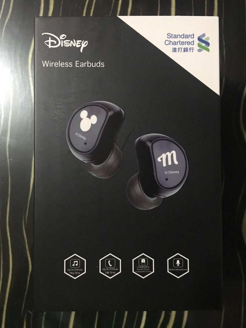 Disney Wireless Earbuds 迪士尼入耳式無線耳機, 音響器材, 耳機 - Carousell
