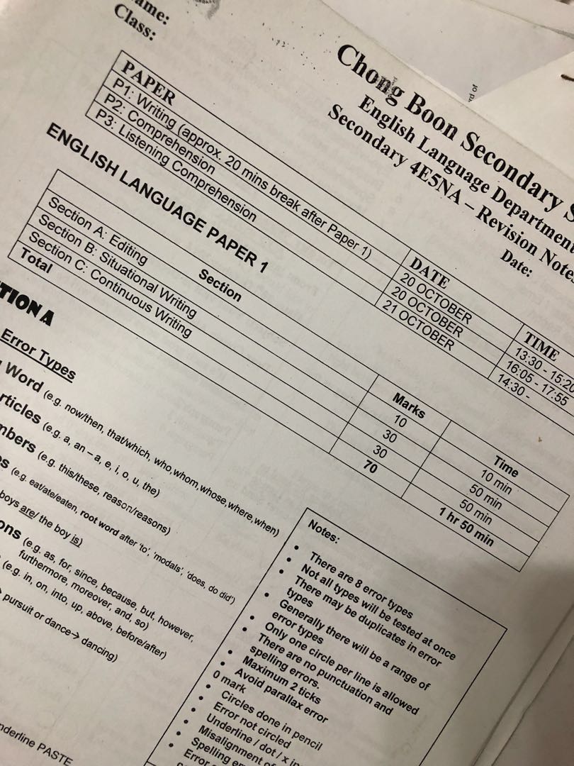 english language o level notes PDF VERSION , Hobbies & Toys, Books ...
