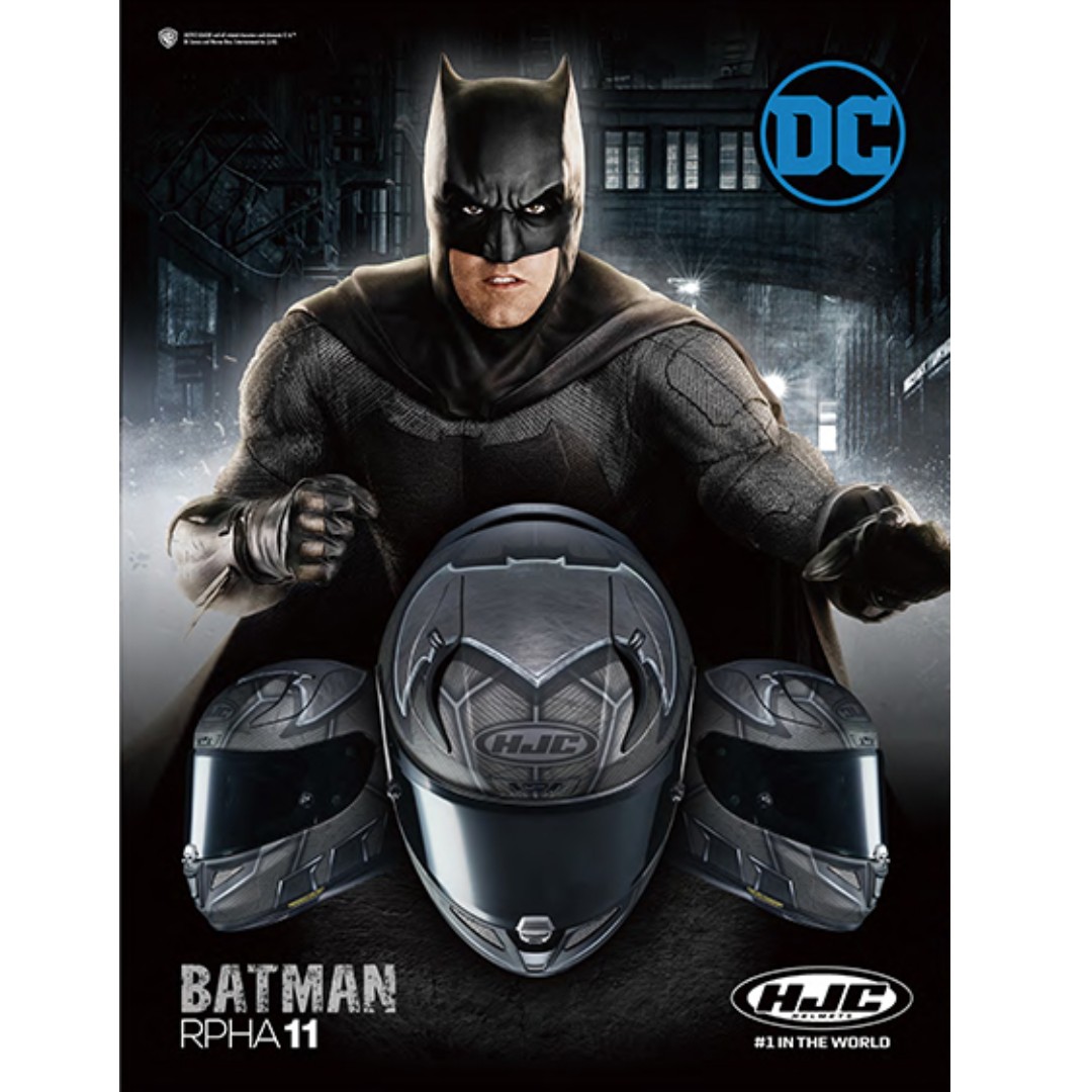 HJC RPHA 11 DC BATMAN !!, Motorcycles, Motorcycle Apparel on Carousell