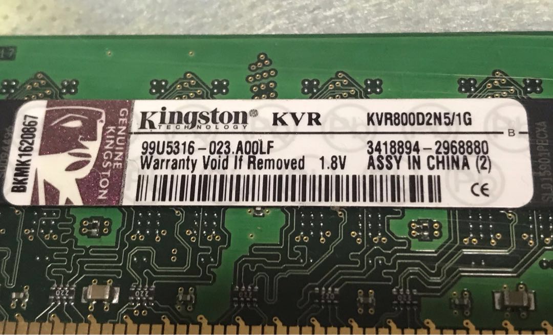 Kingston KVR RAM, Computers & Tech, Parts & Accessories, Networking on ...