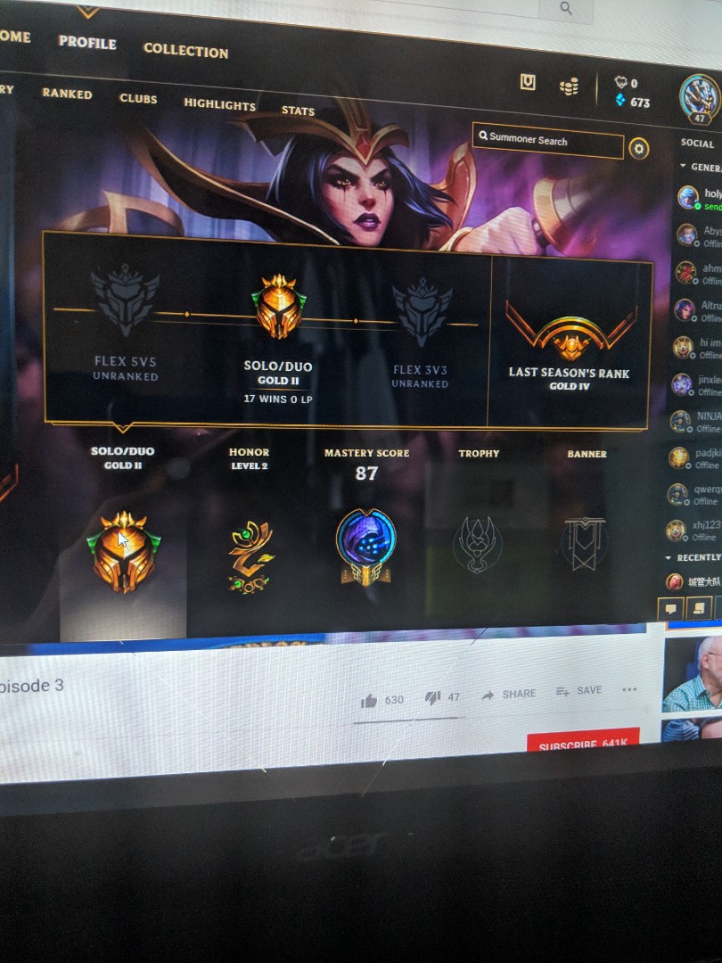 League of legends account, Video Gaming, Gaming Accessories, Game Gift ...