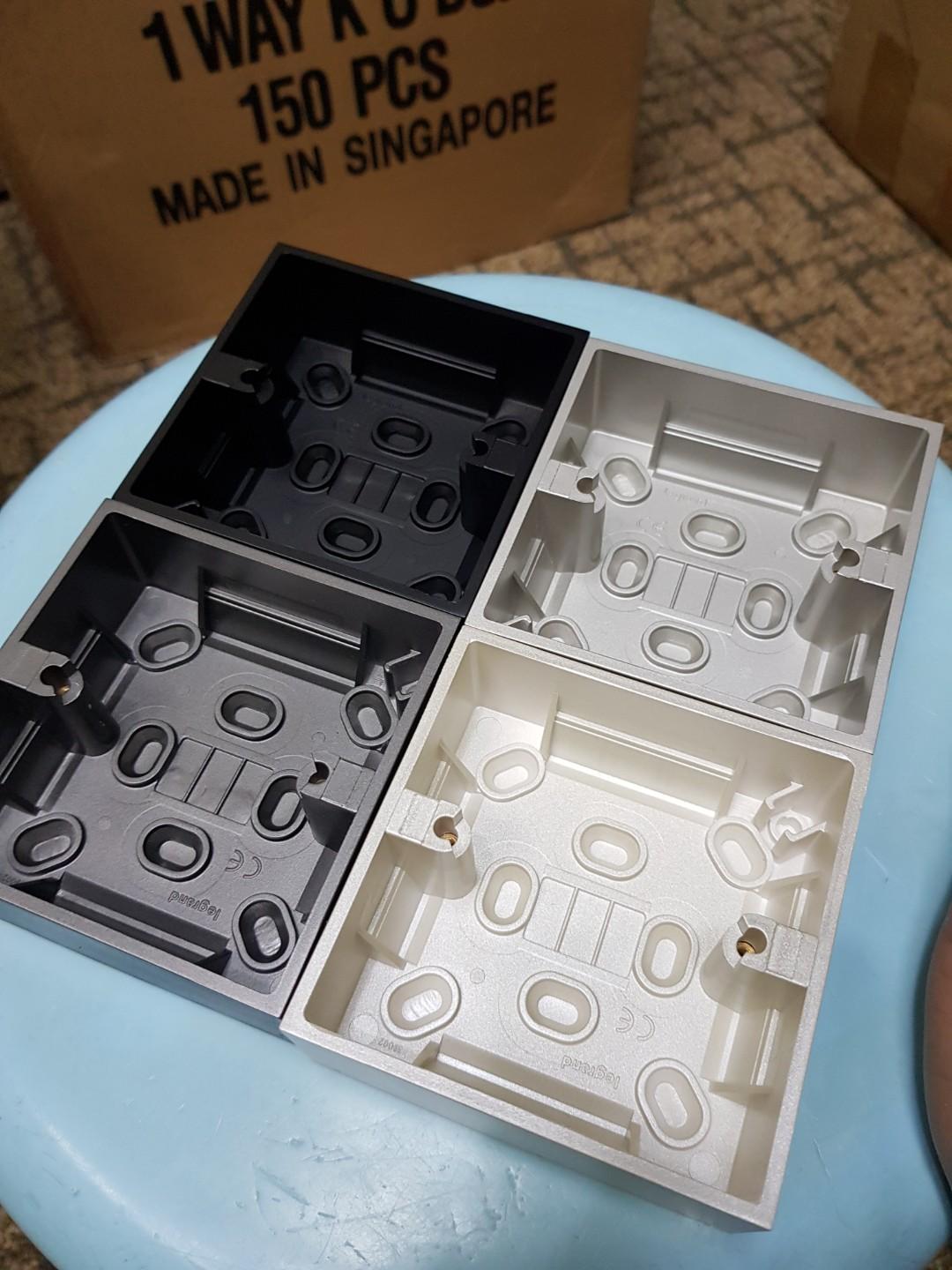 Legrand colour 1 gang surface mounting box for switch, Furniture & Home ...