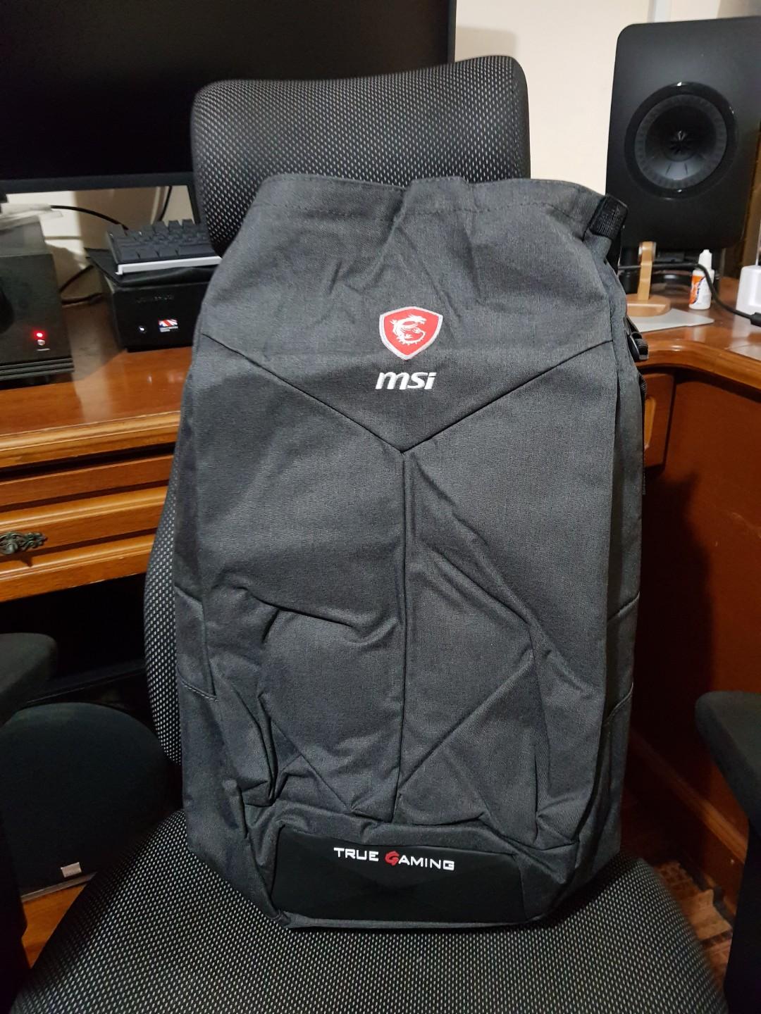 MSI Laptop backpack, Computers & Tech, Parts & Accessories, Laptop Bags ...