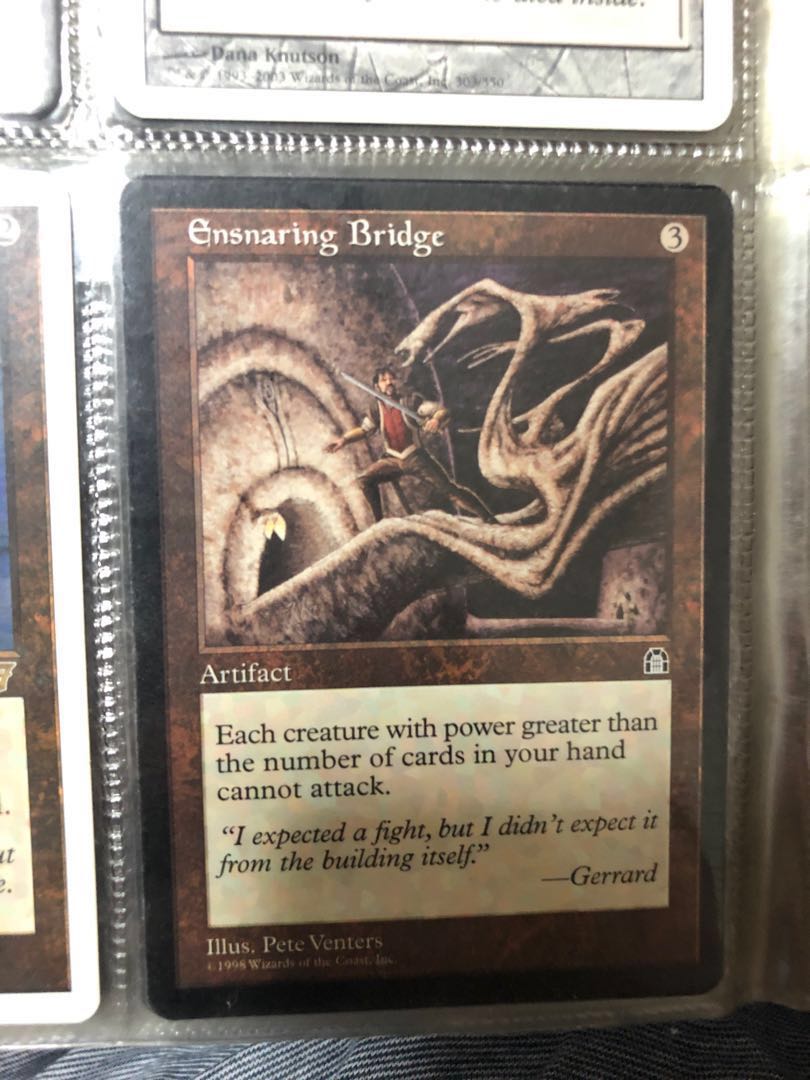 MTG Ensnaring Bridge Stronghold Edition, Hobbies & Toys, Toys & Games ...
