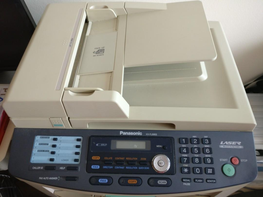 Panasonic multi function laser printer, Computers & Tech, Printers ...