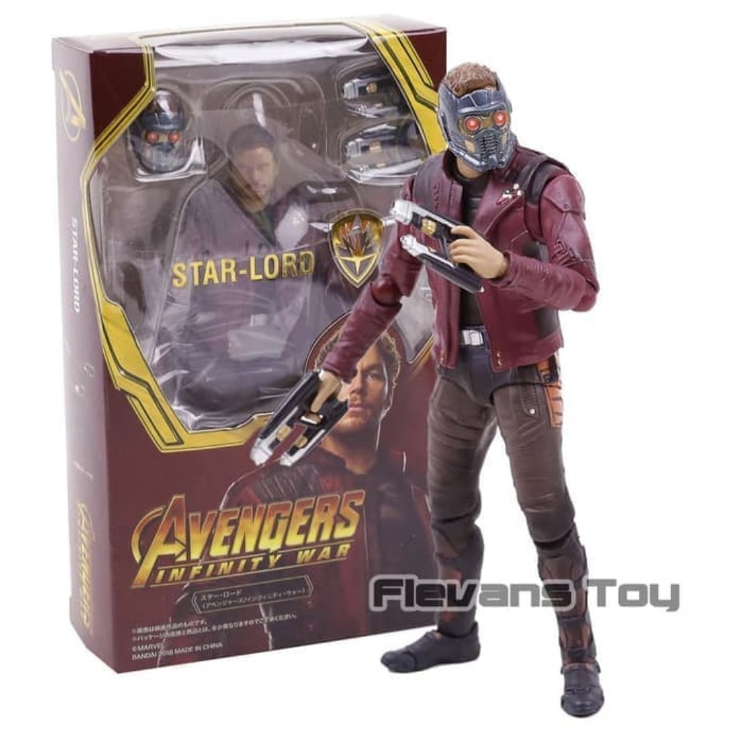 Shf Star lord Guardians of The Galaxy WF, Toys & Collectibles, Mainan ...