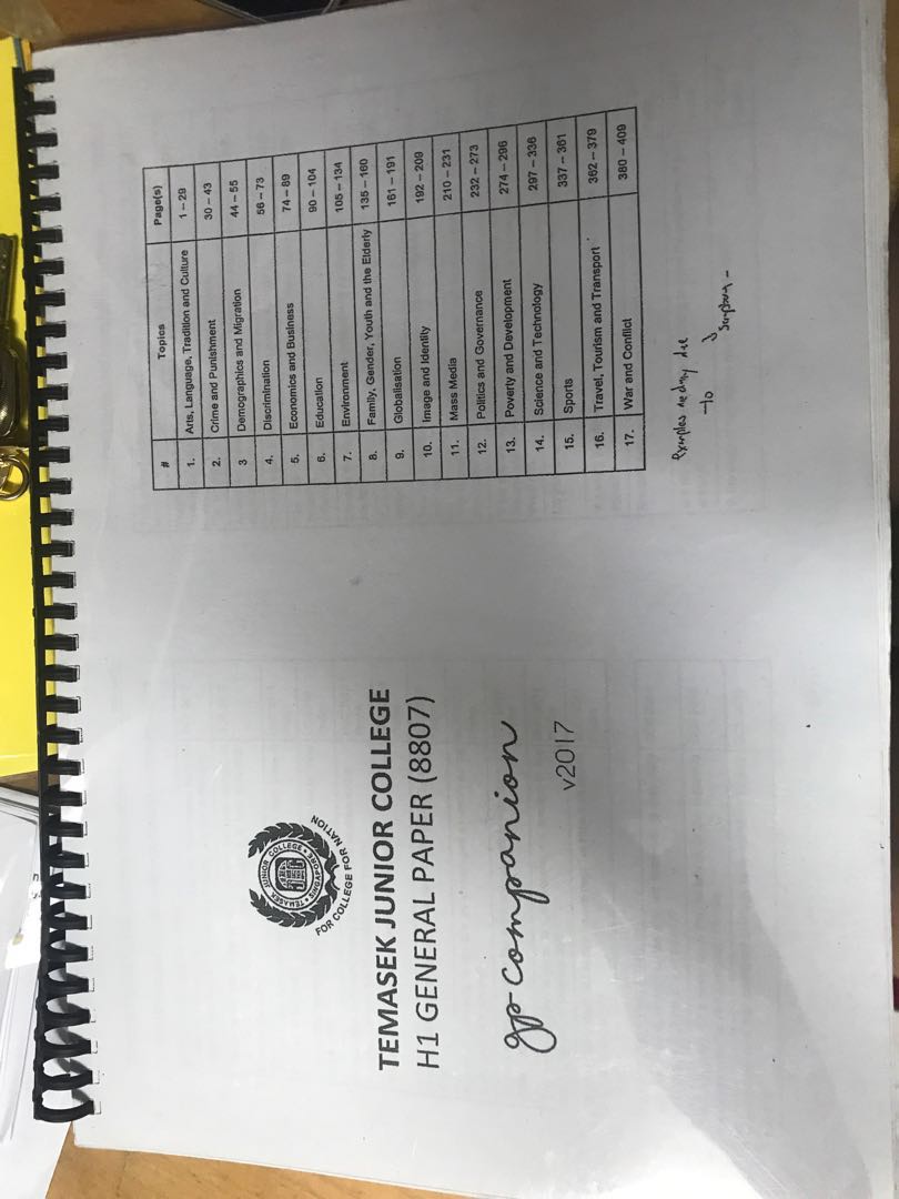 Temasek jc gp resource, Books & Stationery, Textbooks, Tertiary on ...
