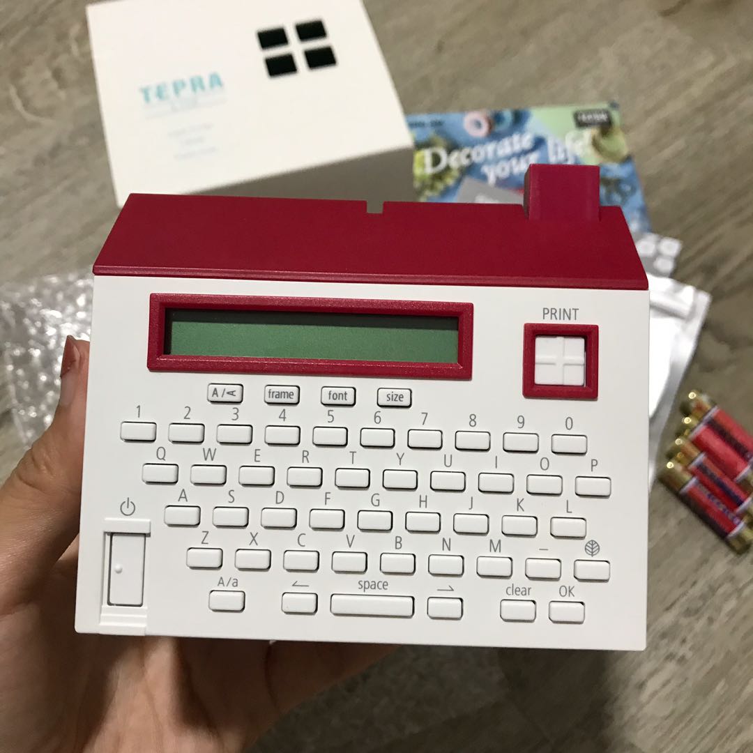 Tepra light label printer, Hobbies & Toys, Stationery & Craft, Craft ...