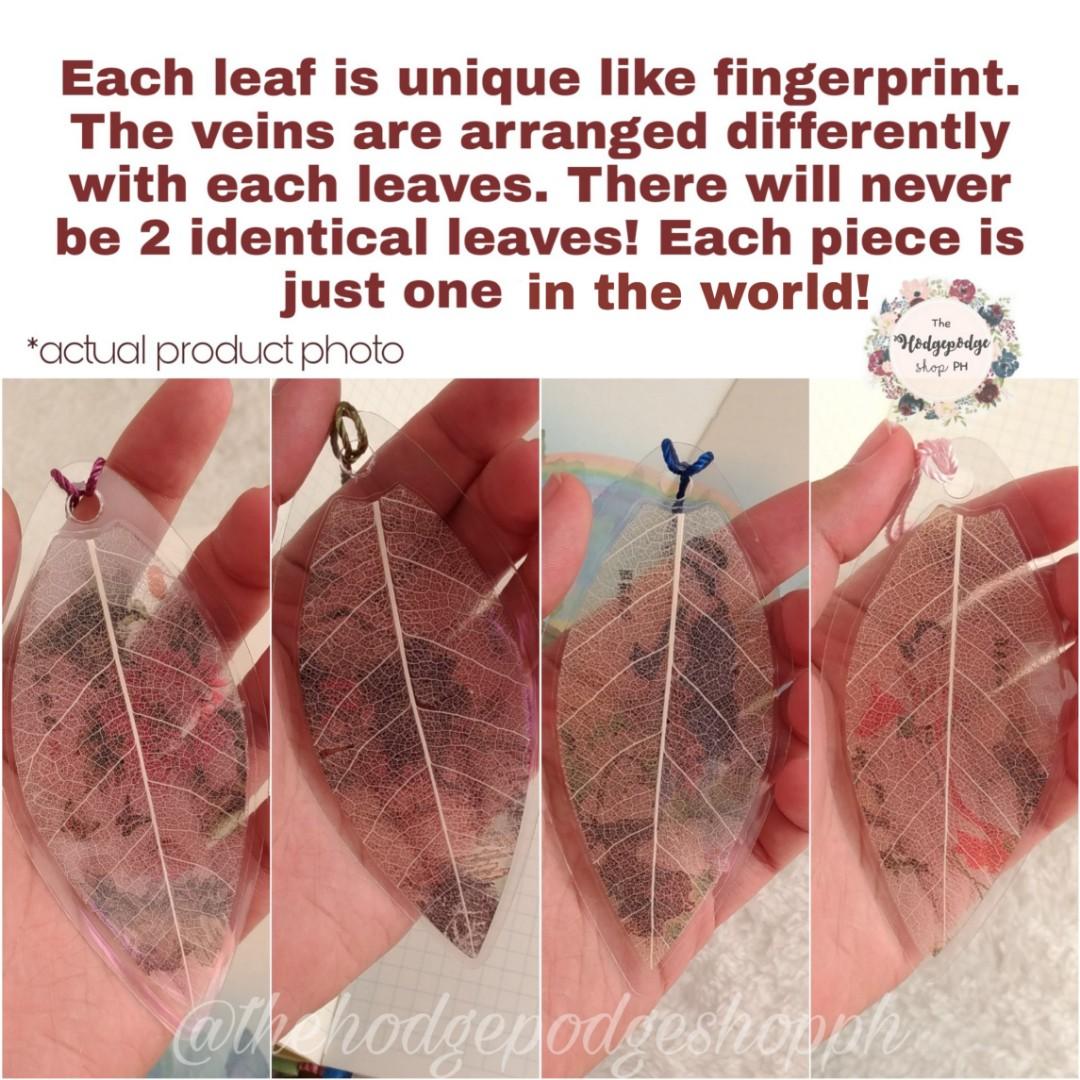 Traditional Chinese Art Leaf Vein Bookmark, Hobbies & Toys, Stationary ...