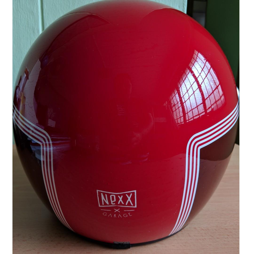 Used* Nexx XG100 Garage Racer Motordrome Red Moto Retro Helmet ...