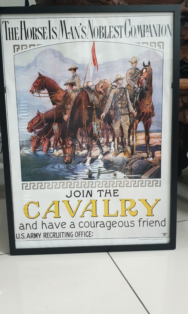 Vintage US join the army poster, Hobbies & Toys, Collectibles ...