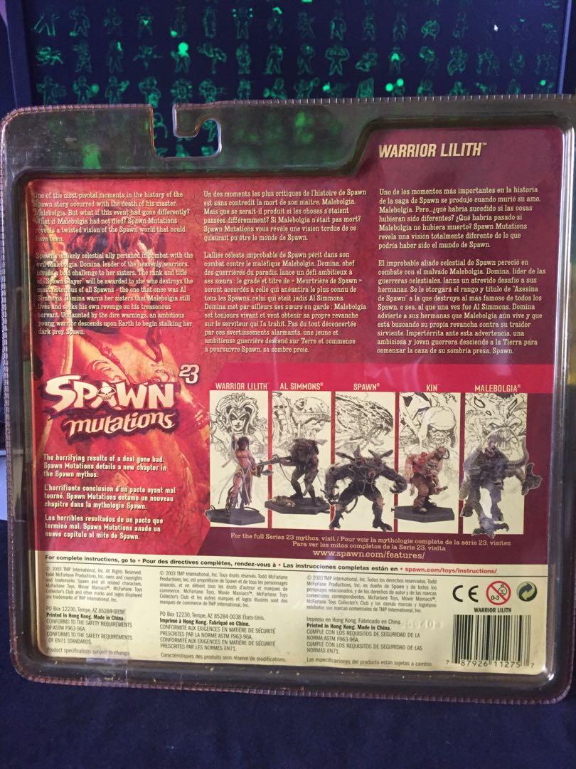 Warrior Lilith Spawn Mutations 23, Hobbies & Toys, Collectibles & Memorabilia, Fan Merchandise ...