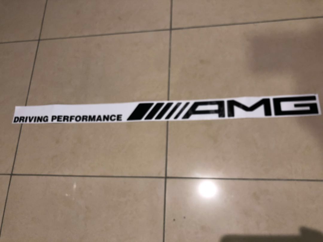 AMG Driving Performance Decal, Car Accessories, Accessories on Carousell