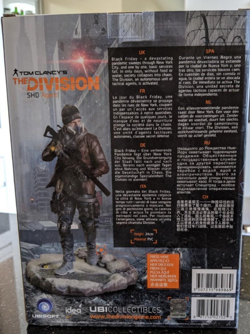(BNIB) UbiCollectibles - Tom Clancy's The Division Figurine - SHD Agent, Hobbies & Toys, Toys ...