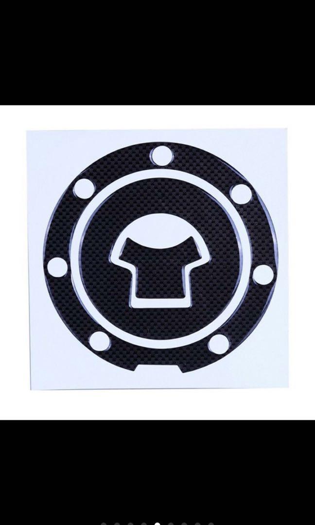 Fiber 3D gas tank sticker + fuel cap sticker, Motorcycles, Motorcycle ...