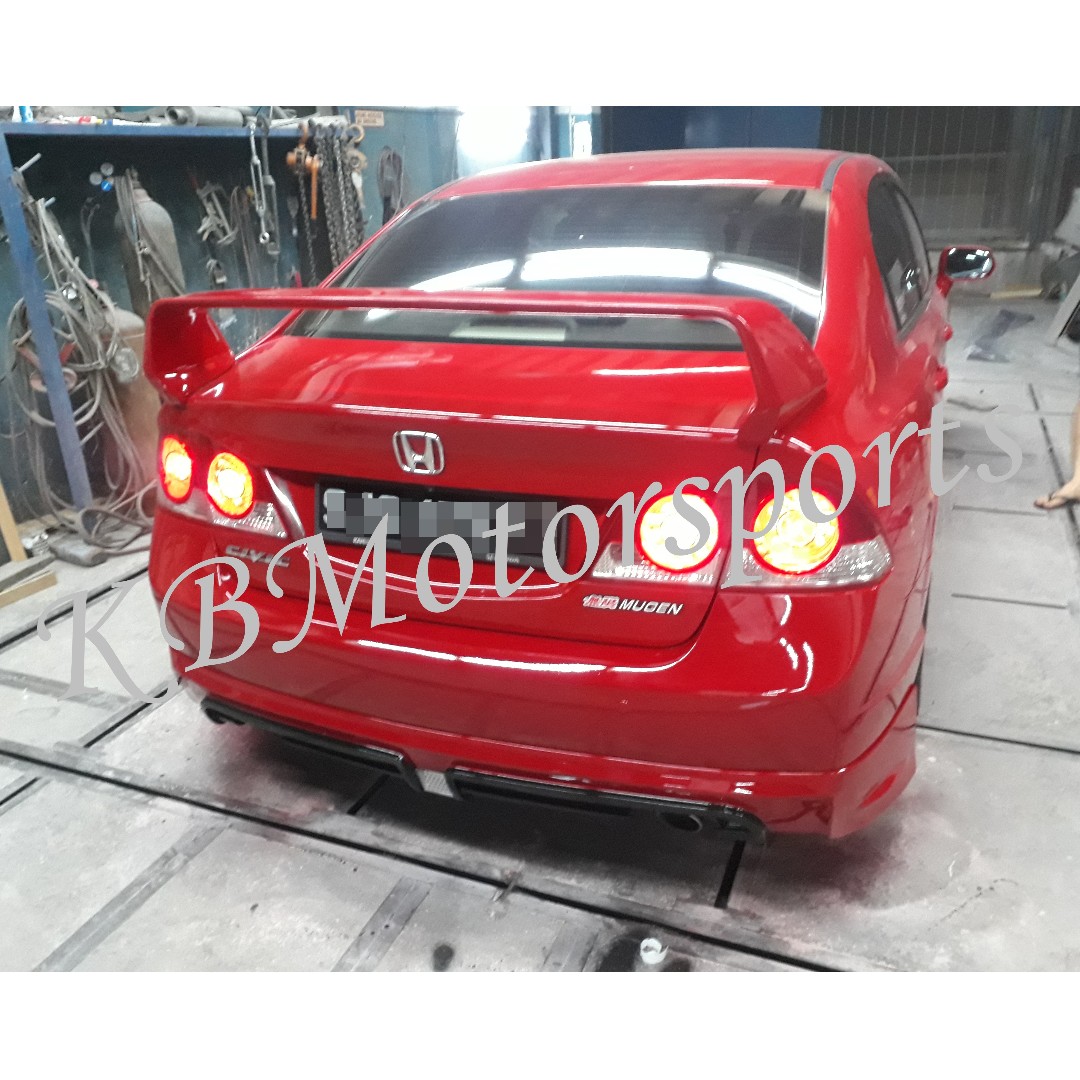 Honda Civic FD Mugen RR Bodykit With Spray Color, Car Accessories ...
