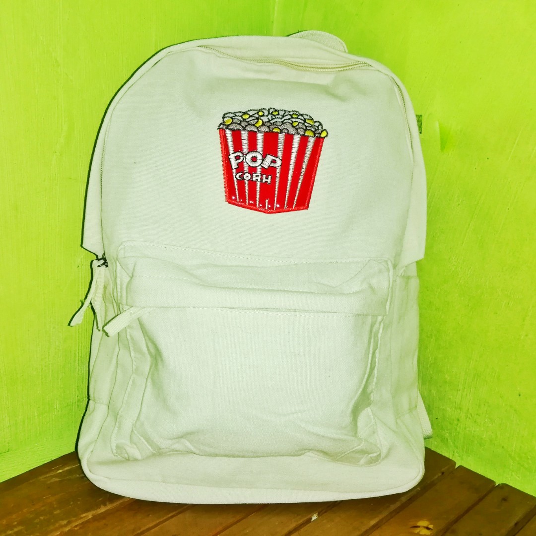 KOREAN POPCORN BACKPACK, Men's Fashion, Bags, Backpacks on Carousell