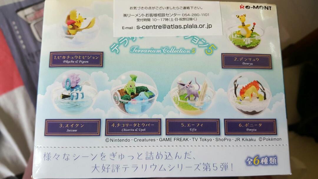 LATEST POKEMON RE-MENT 2019 - TERRARIUM COLLECTION 5, Hobbies & Toys ...