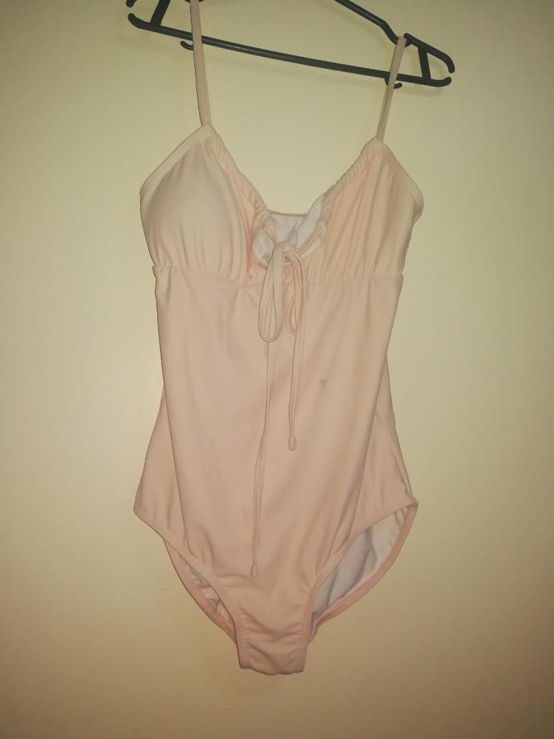 Light pink one piece, Women's Fashion, Tops, Others Tops on Carousell