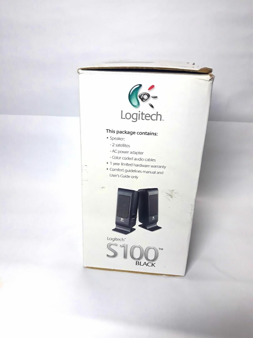 Logitech S100 Black Speakers on Carousell