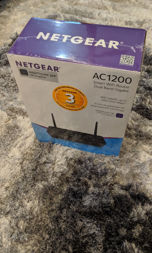 Netgear AC 1200 Wifi Router, Computers & Tech, Parts & Accessories ...