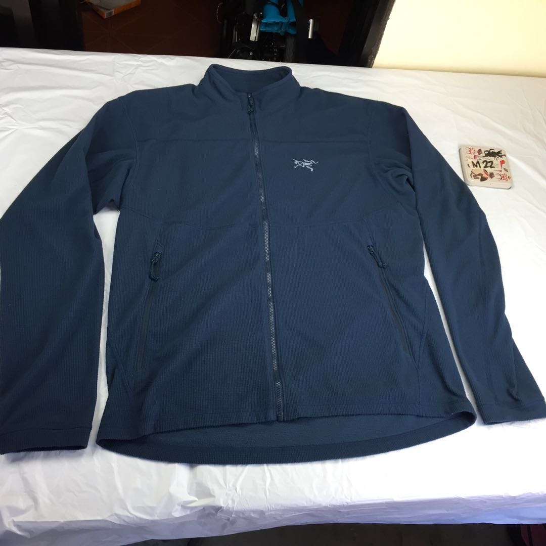 New Arcteryx Inner Fleece Outdoor Jacket Blue Large Men, Men's Fashion ...