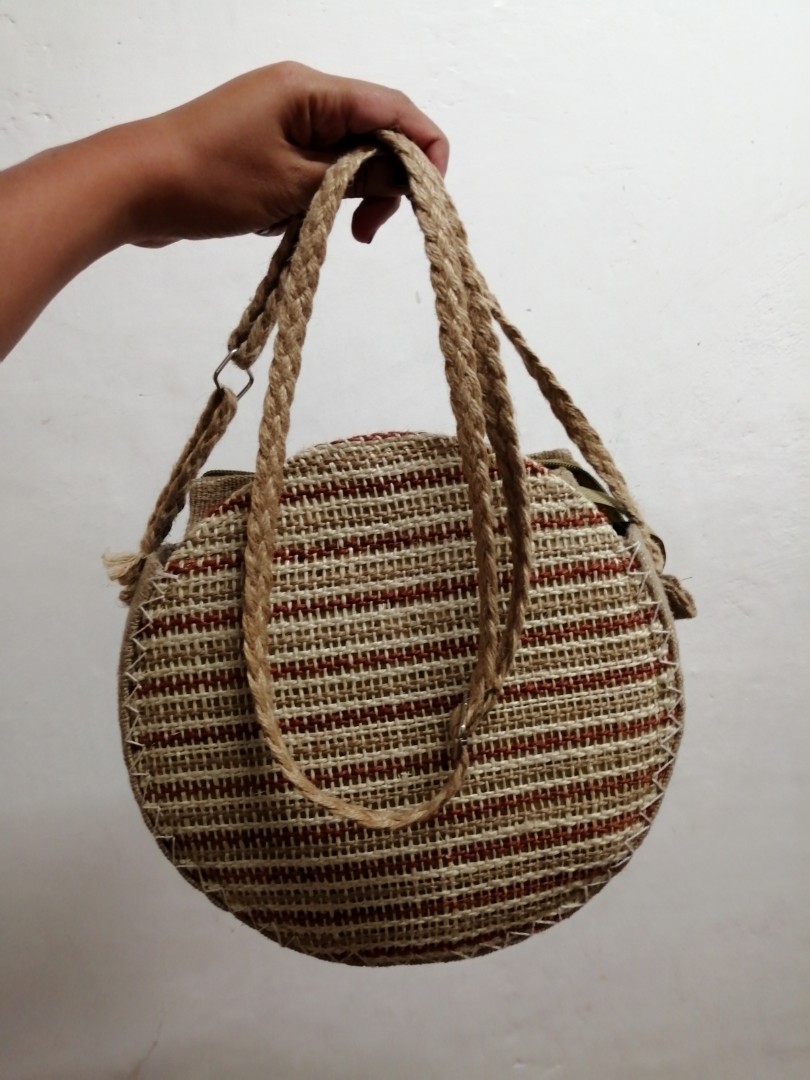 Pre owned: Abaca bag from Bicol, Women's Fashion, Bags & Wallets, Cross ...