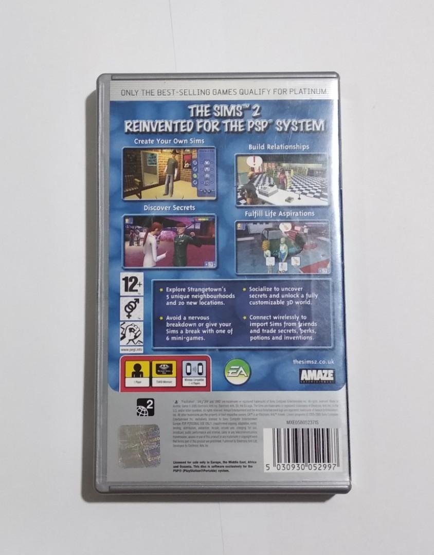 PSP UMD GAMES "The Sim2" Platinum, Video Gaming, Video Games ...