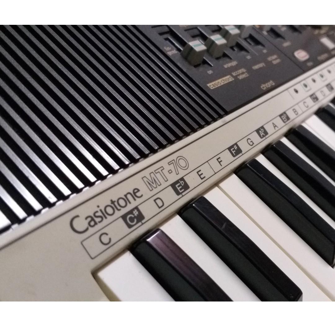 Retro Vintage Casiotone MT-70 Electric Piano Keyboard 1980's, Hobbies ...