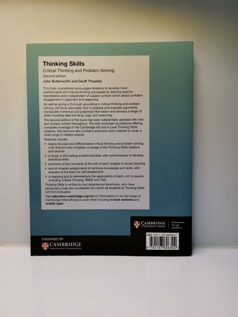 Thinking Skills - John Butterworth and Geoff Thwaites, Cambridge ...