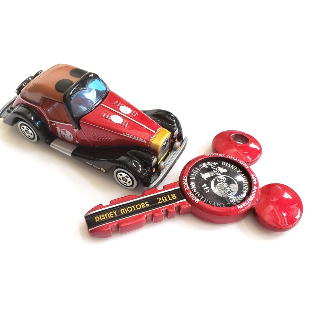 TOMICA Disney Motors系列「十週年限定紀念版Dream Star Mickey Key Set」車仔, 興趣及遊戲, 玩具 ...
