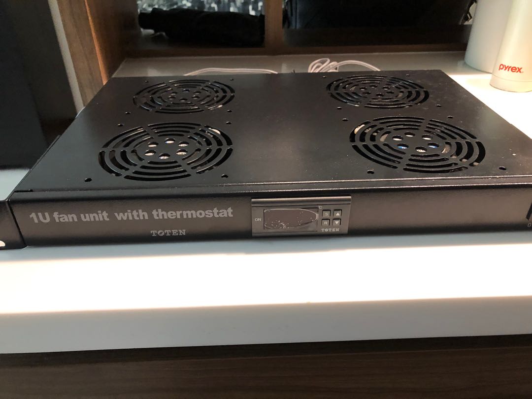 Toten 1 fan unit with thermostat, Furniture & Home Living, Lighting ...