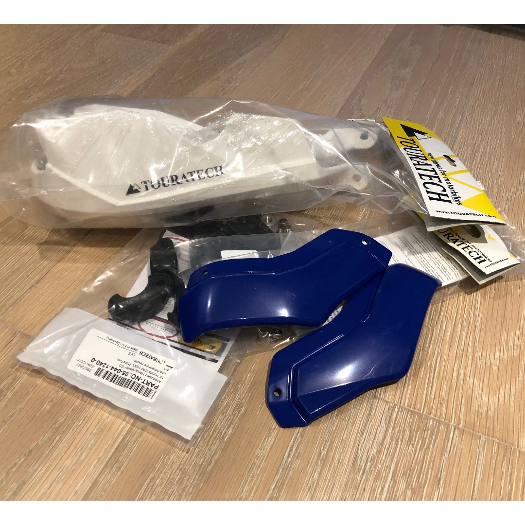 Touratech Handguards for Africa Twin with Spoilers, Motorcycles ...
