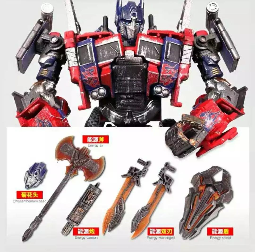 TRANSFORMER KO OVERSIZED OPTIMUS PRIME WEIJIANG M01-D BATTLE DAMAGE ...