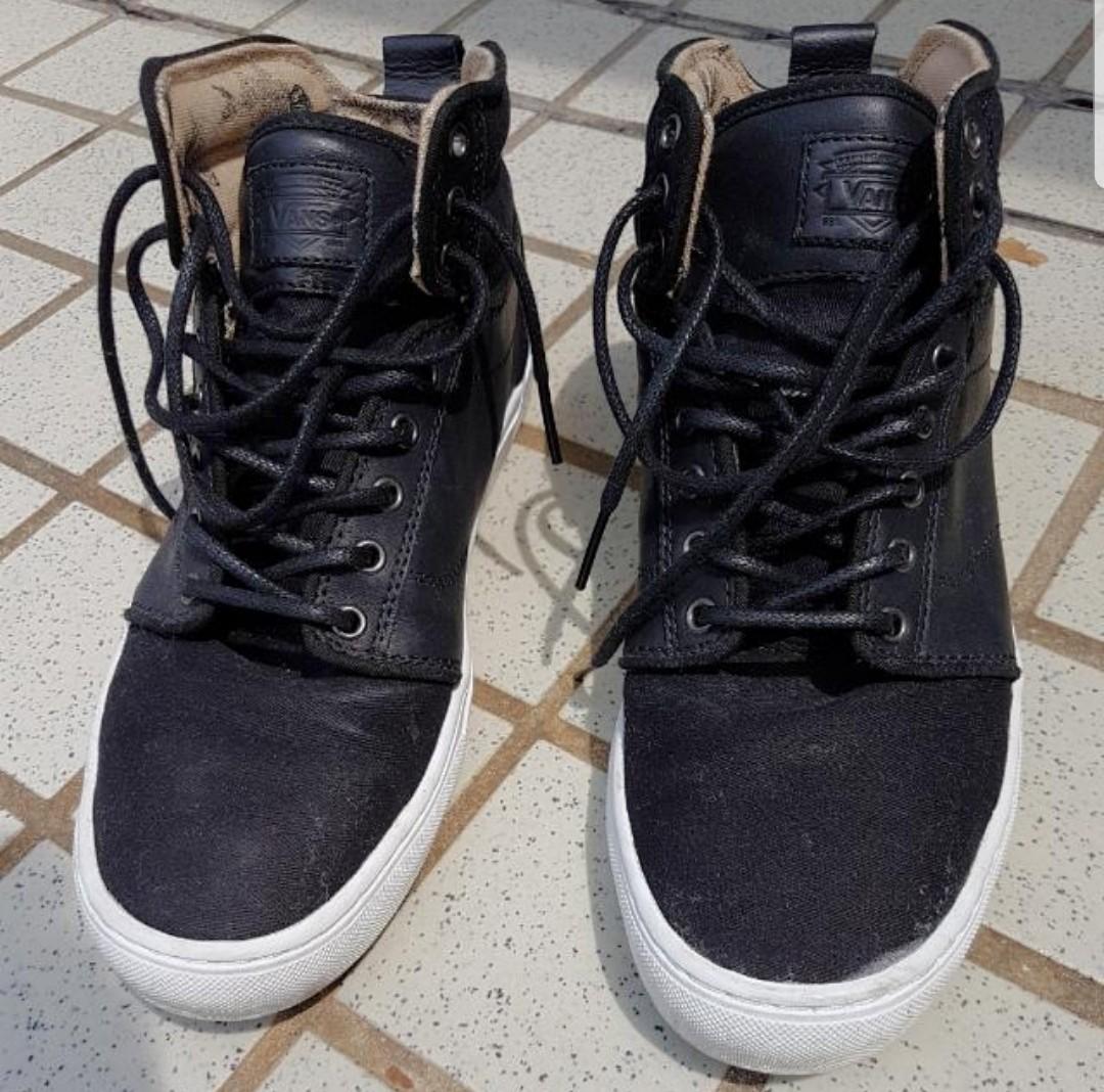 Original : Vans Alomar (fish bone) partly leather, Men's Fashion ...