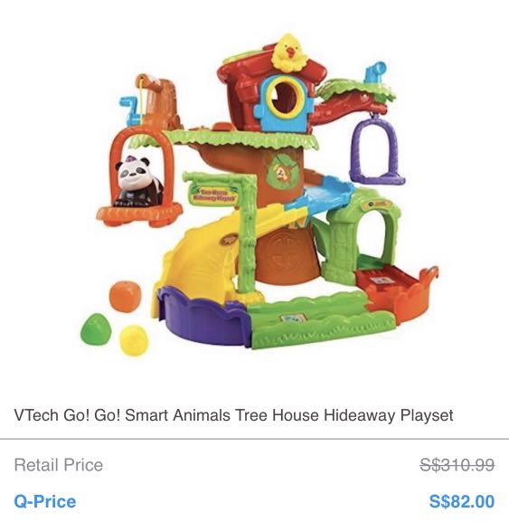 VTech anima treehouse with 4 animals, Hobbies & Toys, Toys & Games on ...