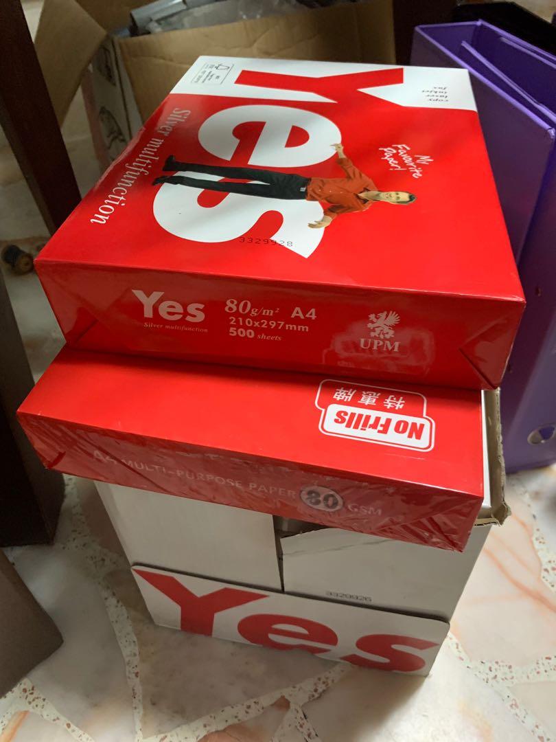 YES A4 Paper (6 Rims), Hobbies & Toys, Stationery & Craft, Other ...
