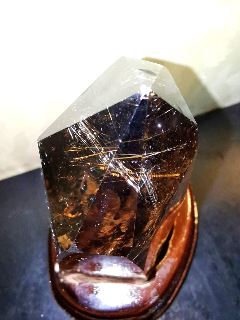 Beautiful Rainbow Smoky Rutilated quartz pointer, Women's Fashion ...