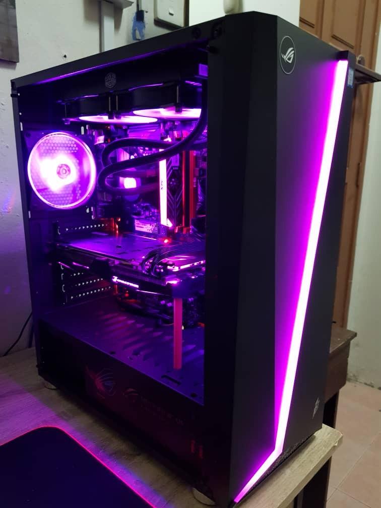Gaming PC ROG Cooler Master Fullset, Computers & Tech, Desktops on ...