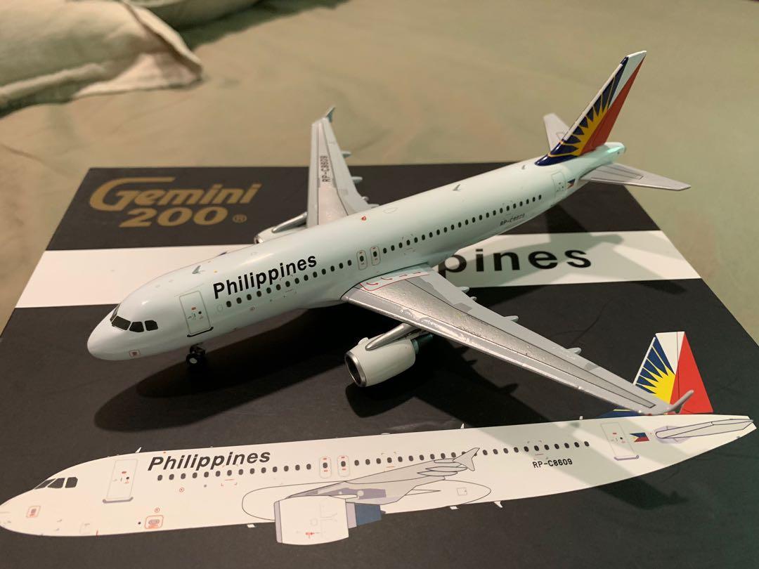 Geminijets 1:200 Philippine Airlines A320 diecast model, Hobbies & Toys ...