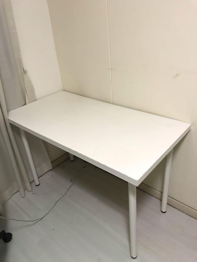 IKEA Hissmon/Adils Table, Furniture & Home Living, Furniture, Tables ...