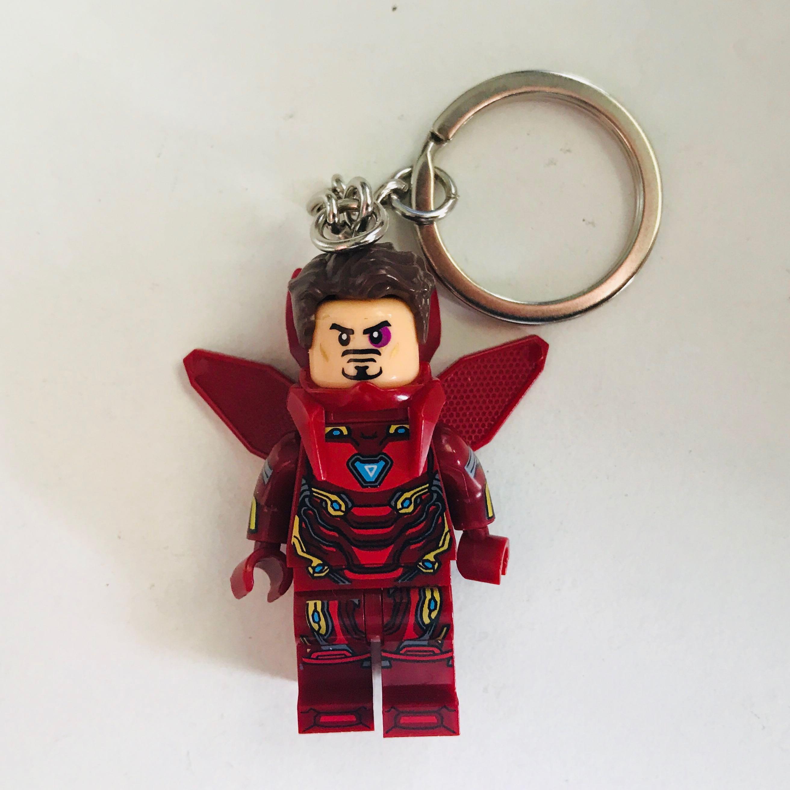 Iron man Lego Keychain, Toys & Games, Bricks & Figurines on Carousell