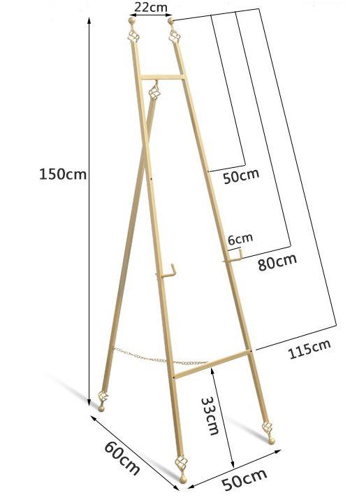 Iron pate stand / Easel display stand, Furniture & Home Living, Home ...