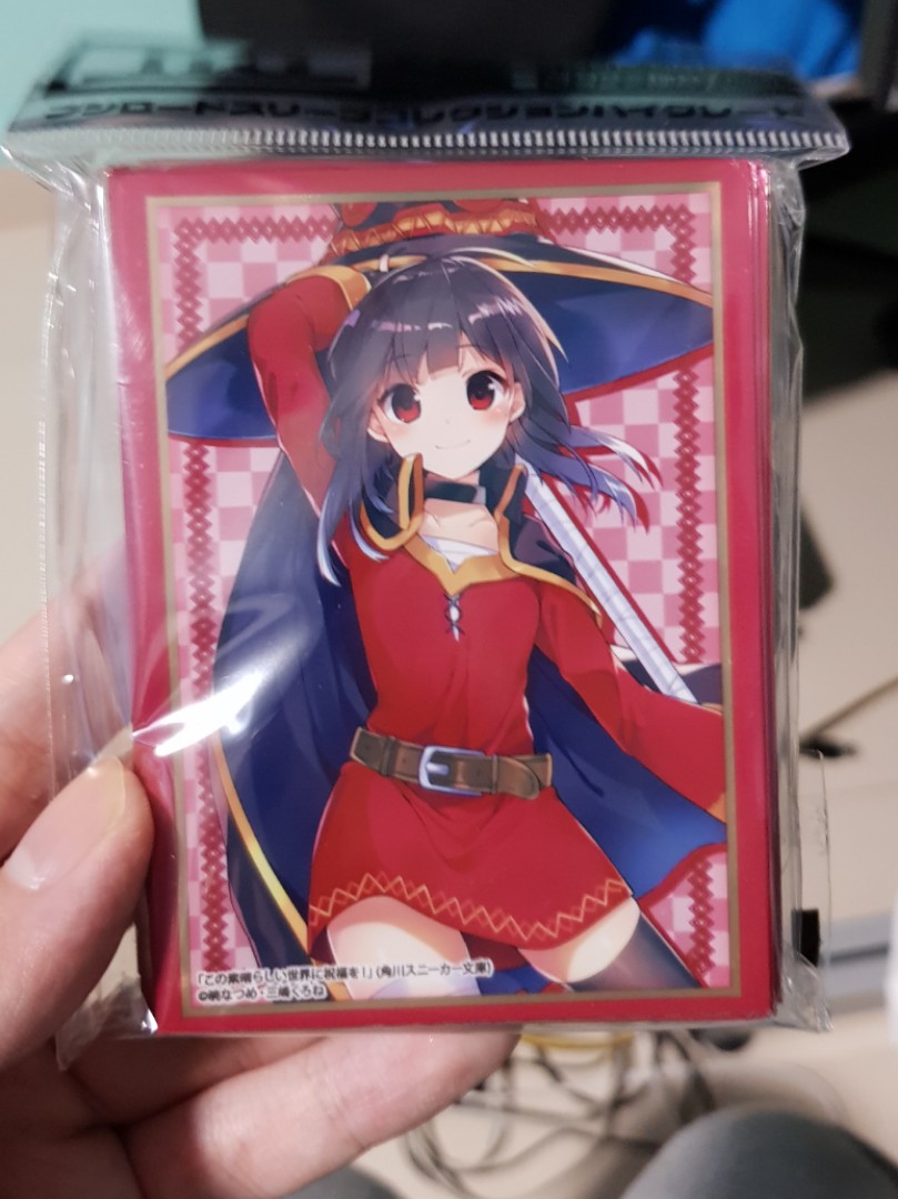 Konosuba megumin card sleeve, Hobbies & Toys, Toys & Games on Carousell