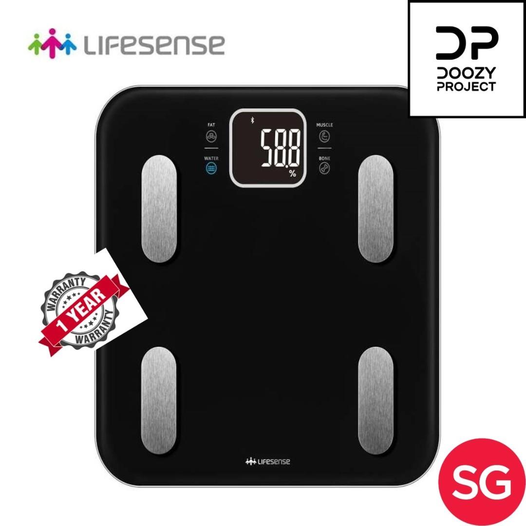 Lifesense Smart Scale S9, Weighing Scale, Weighing Machine (Black), Health & Nutrition, Health ...