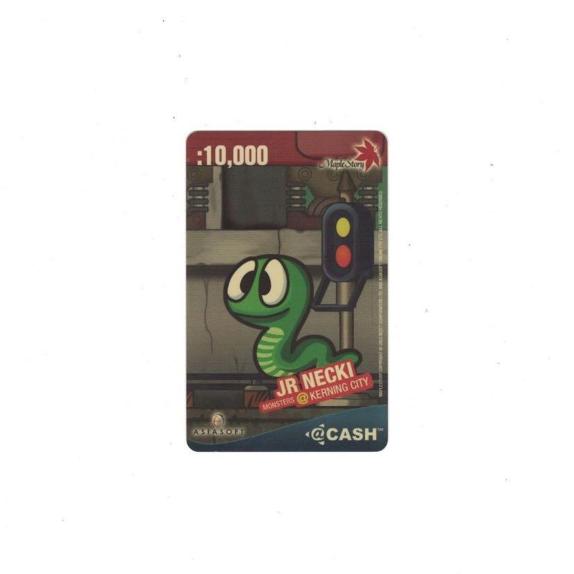 MapleStory Monsters @ Kerning City Used @Cash Prepaid Card Full Set ...