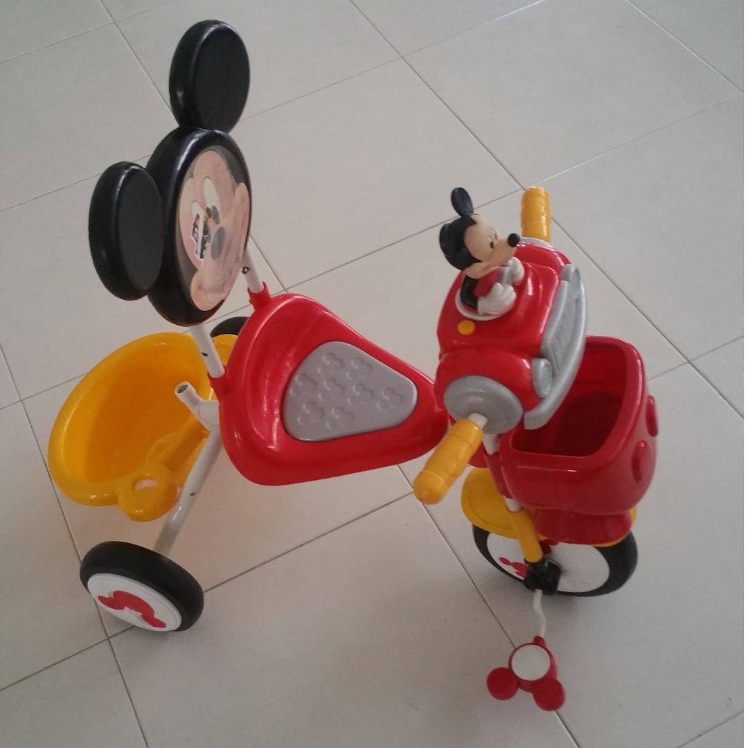Mickey Mouse Bike, Luxury, Apparel on Carousell